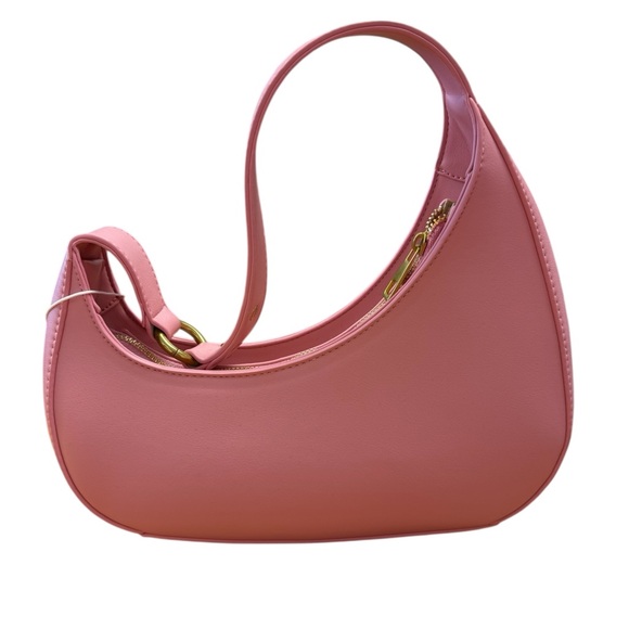 Bags | Pink Asymmetrical Shoulder Bag Crossbody Modern Minimalist Purse ...